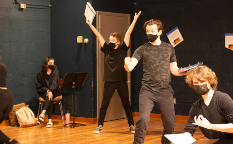 Pandemic slapstick is just the ticket for BW student actor-playwright ...